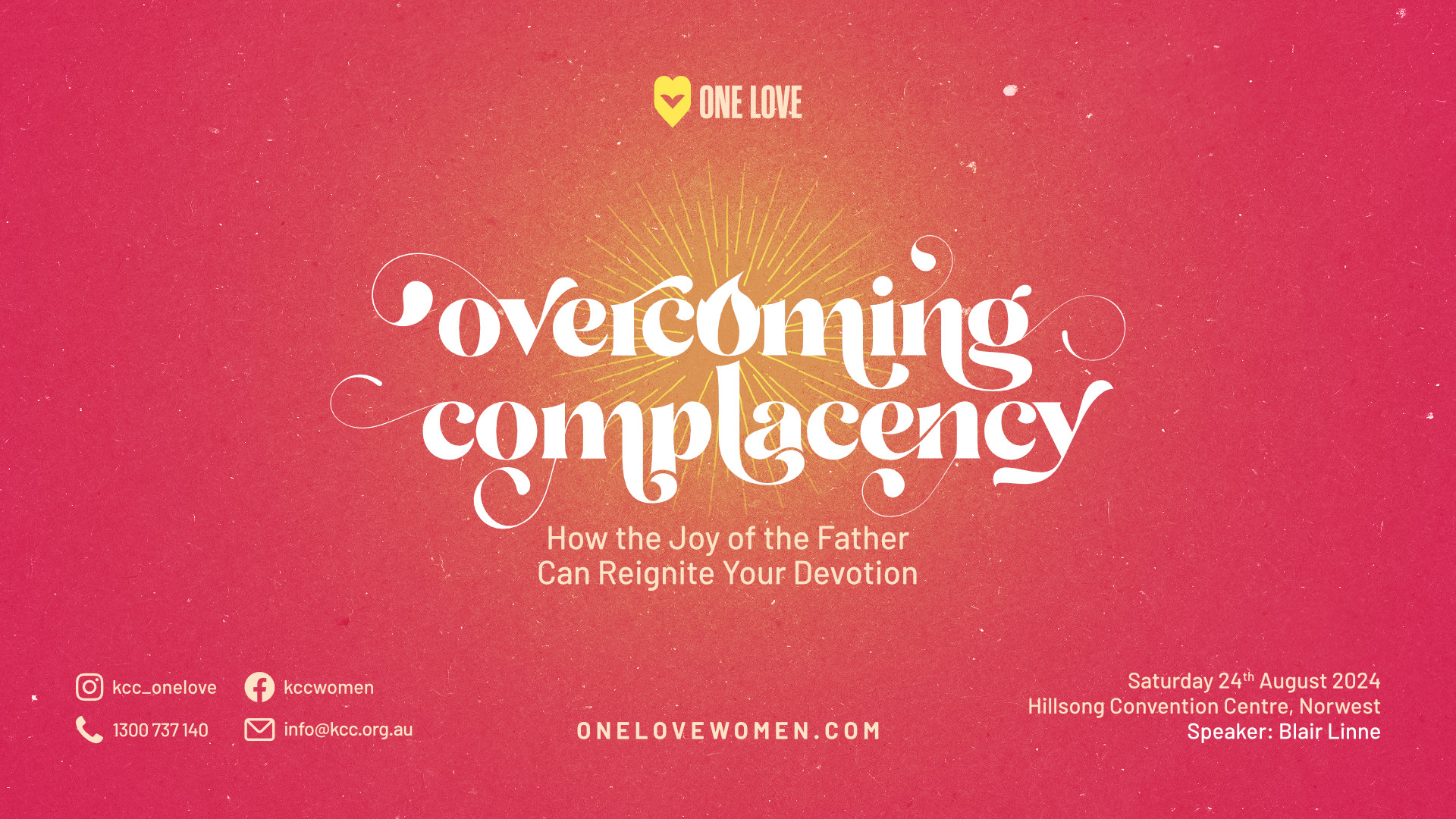 KCC One Love Conference 2024 Menai Baptist Church KCC One Love Conference 2024 Menai Baptist Church